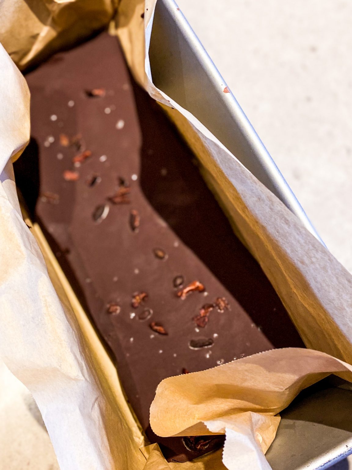 Three Ingredient Homemade Dark Chocolate