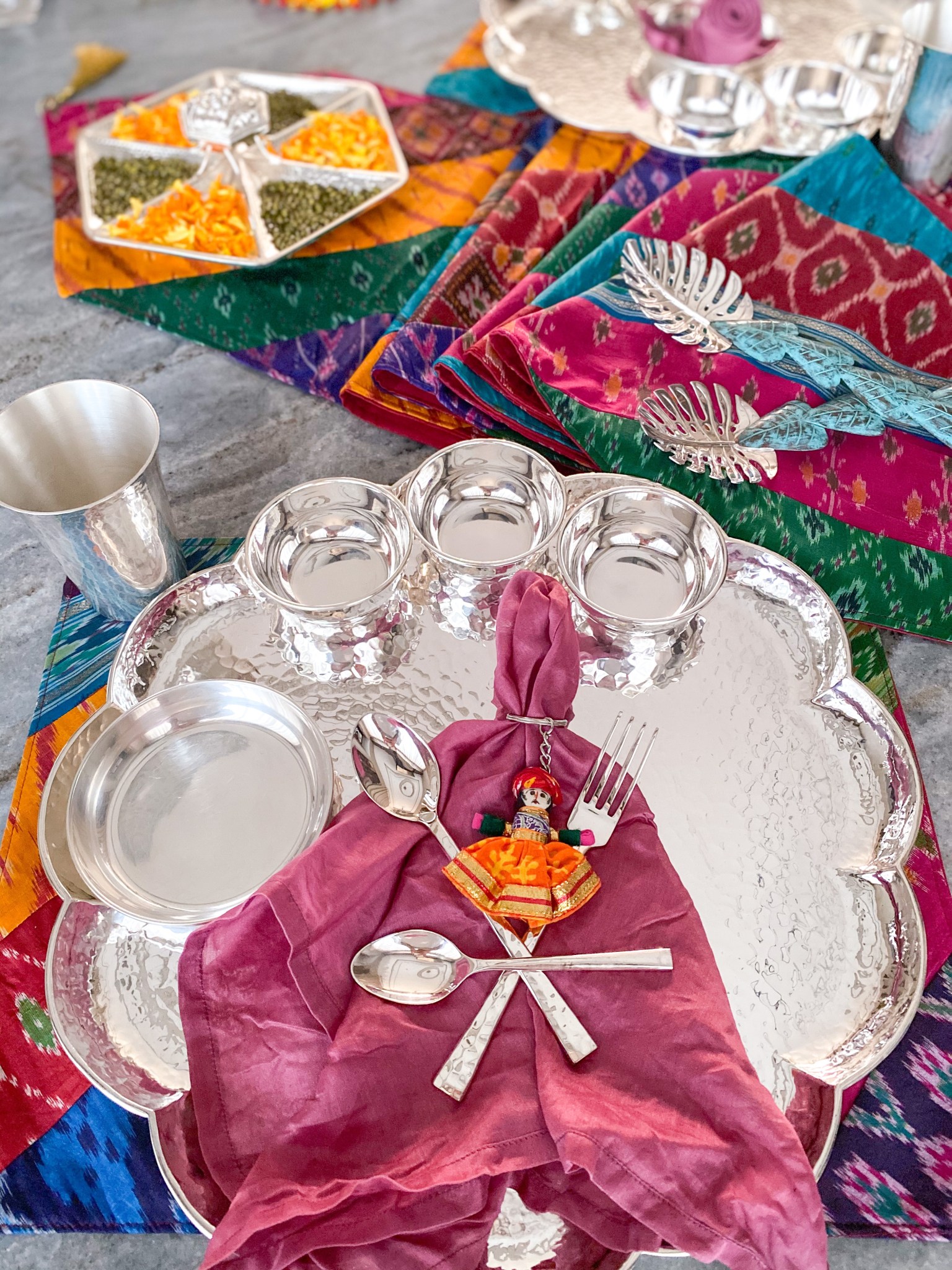How To Create A Festive Tablescape, Diwali Edit