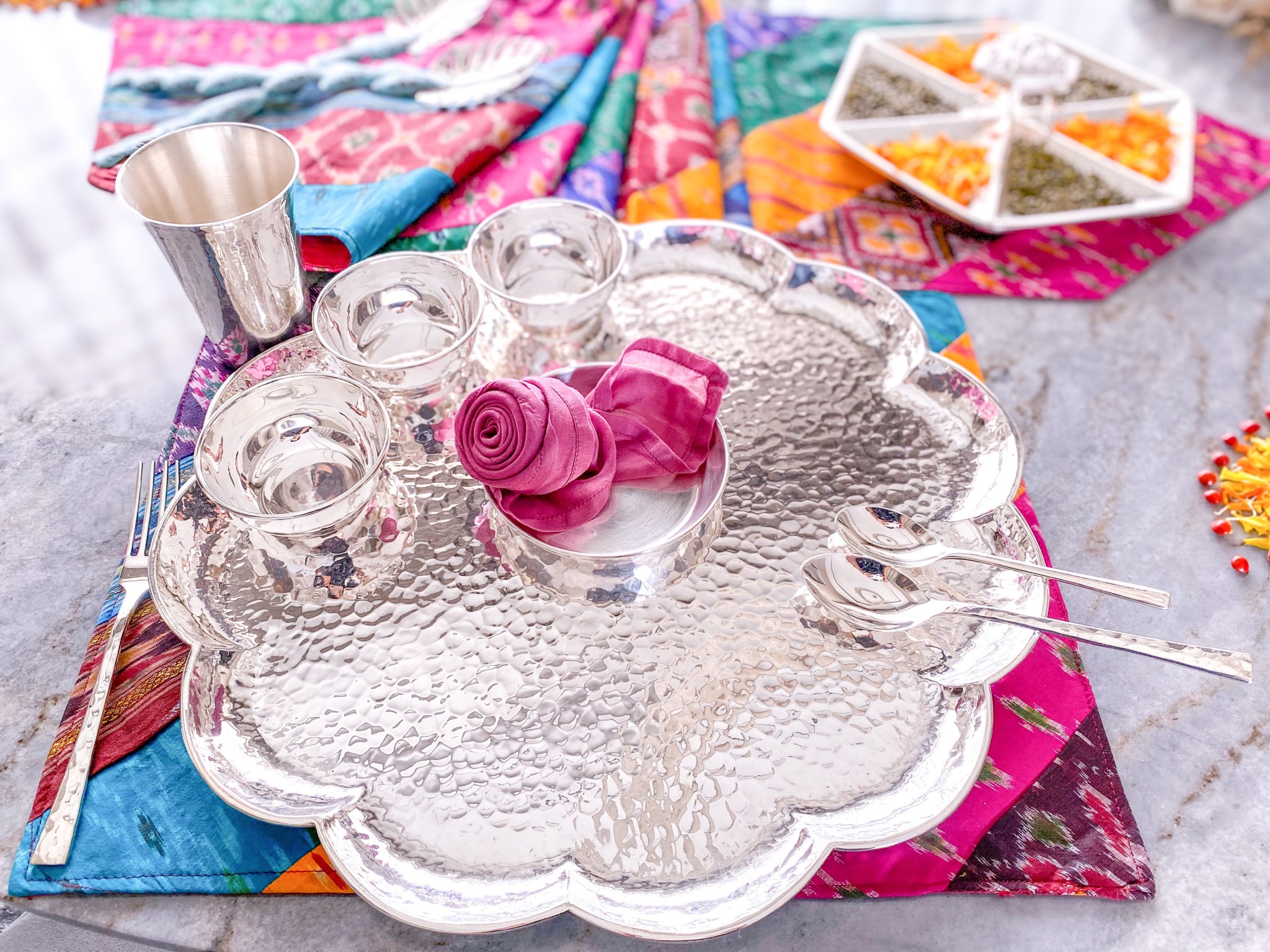 How To Create A Festive Tablescape, Diwali Edit