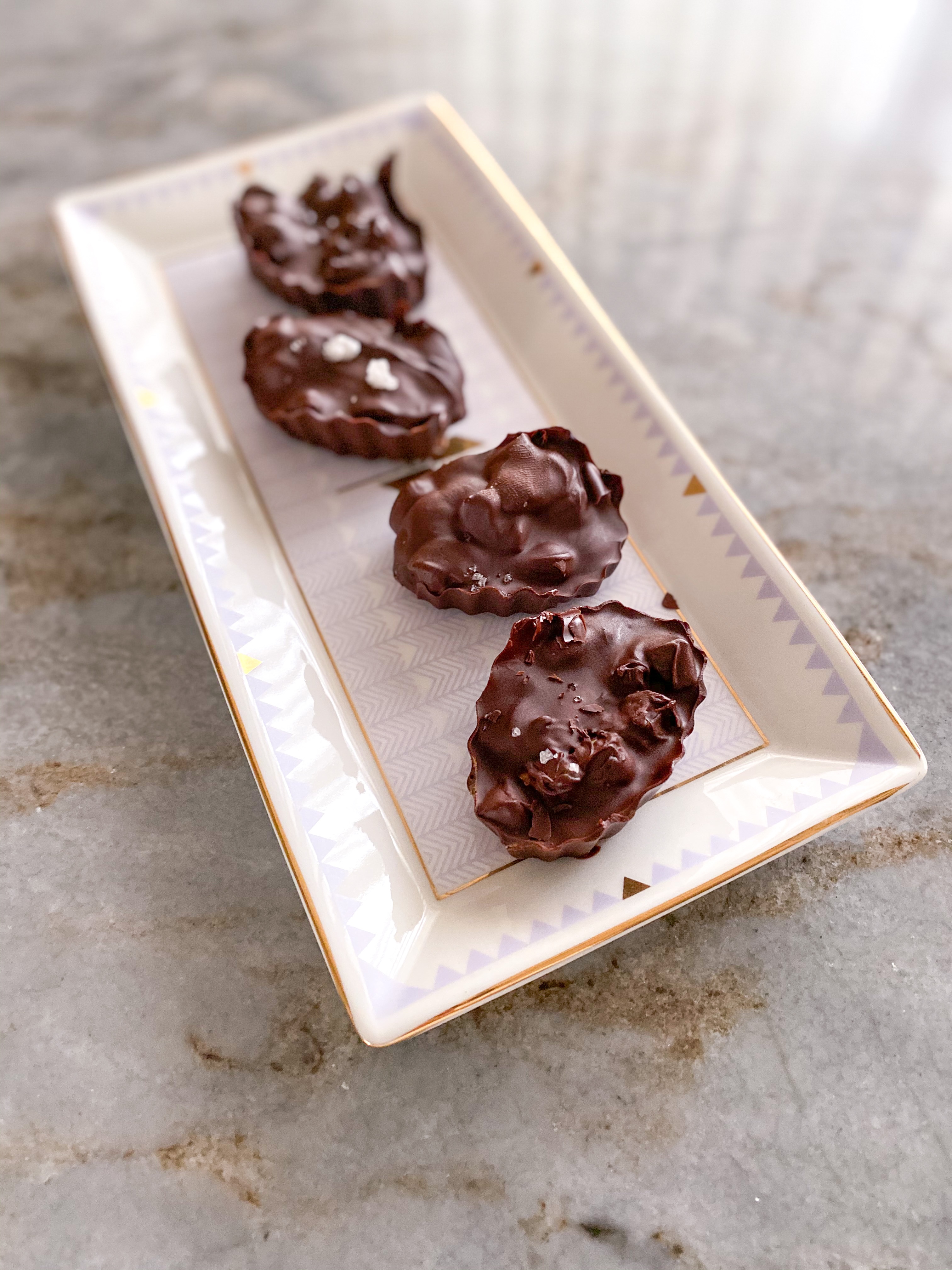 These Dark Chocolate Almond Rocks Are The Perfect Bite-Sized Treat