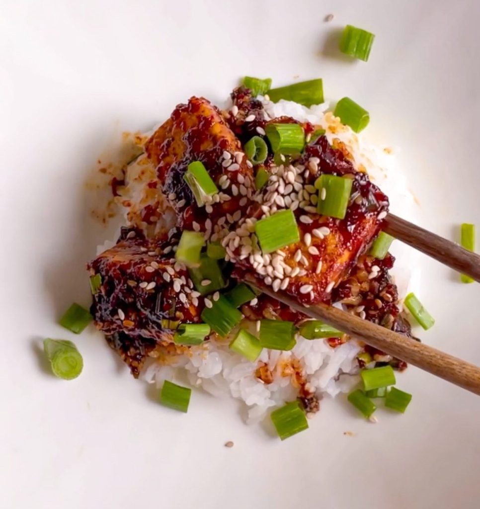 Korean-Style Braised Tofu (Dubu Jorim)