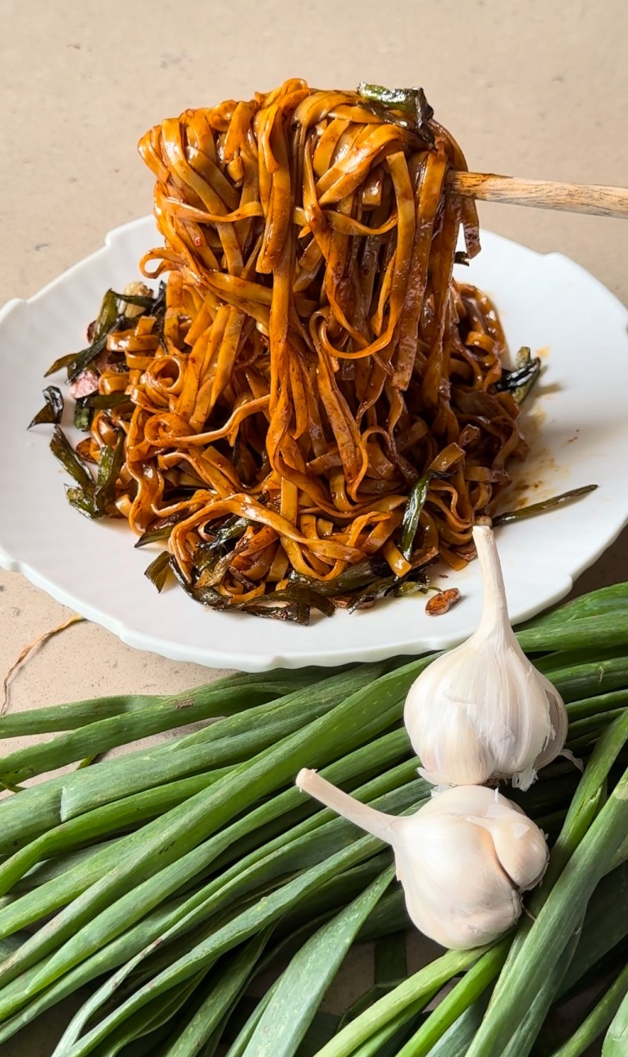 Crispy Garlic & Scallion Oil Noodles